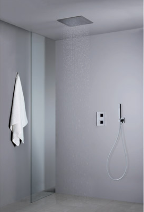 PACK ENCASTRE QUADRI DOUCHE THERMOSTATIQUE PLAFOND